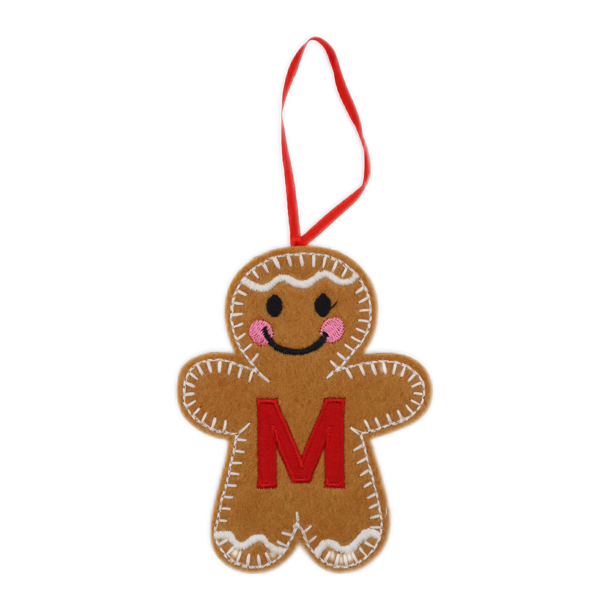 Gingerbread Letter M – The Gnome Garden